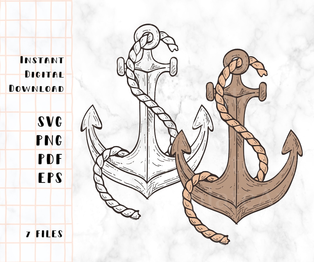 Anchor Svg, Anchor Cut File, Anchor Vector, Anchor Clipart, Cricut ...