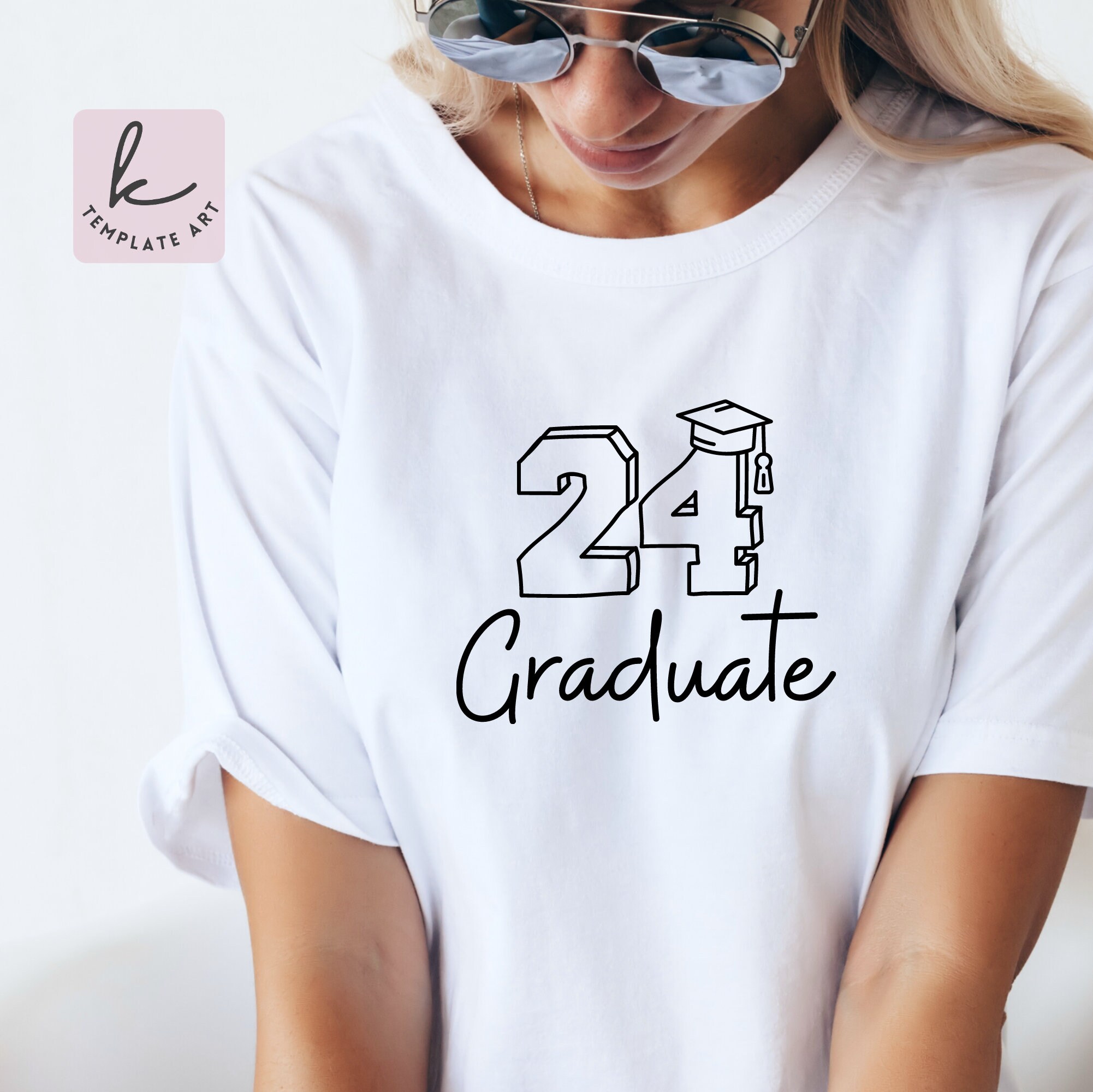 24 Handwritten Graduate SVG File for Craft Art Graduation - Etsy