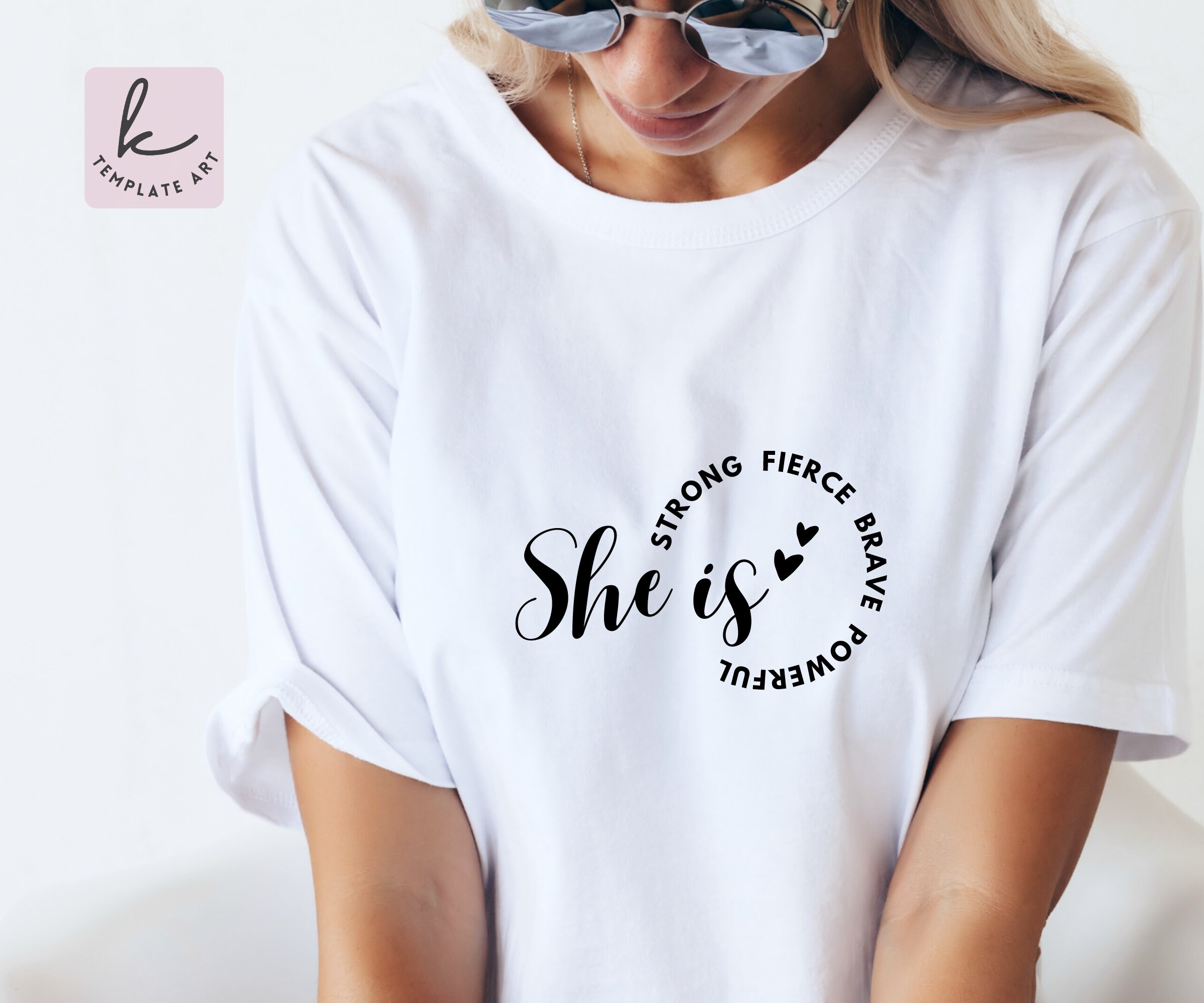 Ella es fuerte SVG, feroz, feminismo svg, mujer empoderada svg ...