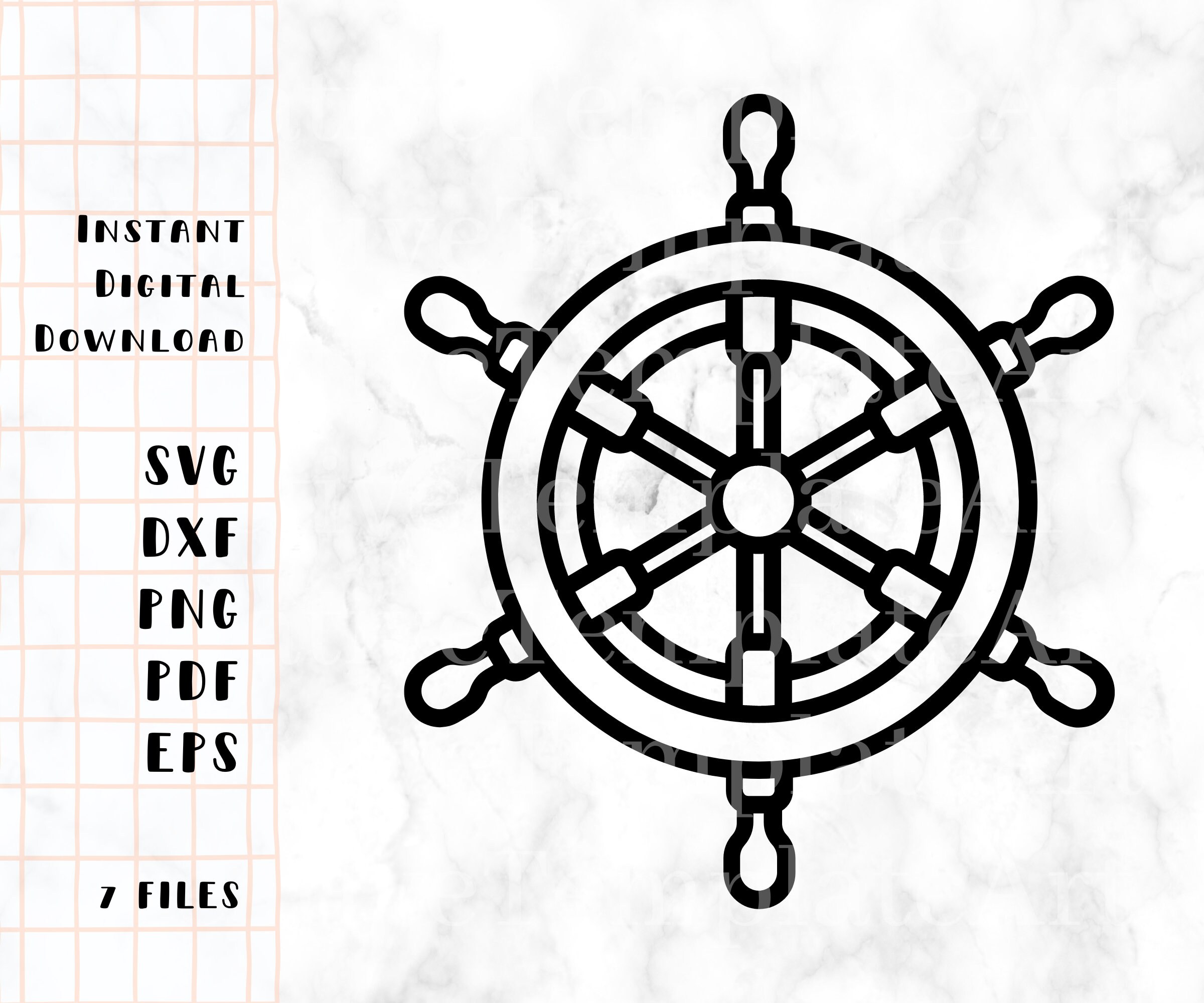 Ship Wheel Svg Nautical Ship Whee Svg Cut Files Ship Wheel - Etsy Canada
