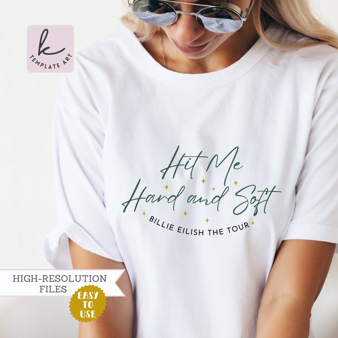 Aesthetic Hit Me Hard and Soft Billie Stars Eilish THE TOUR Layered SVG ...