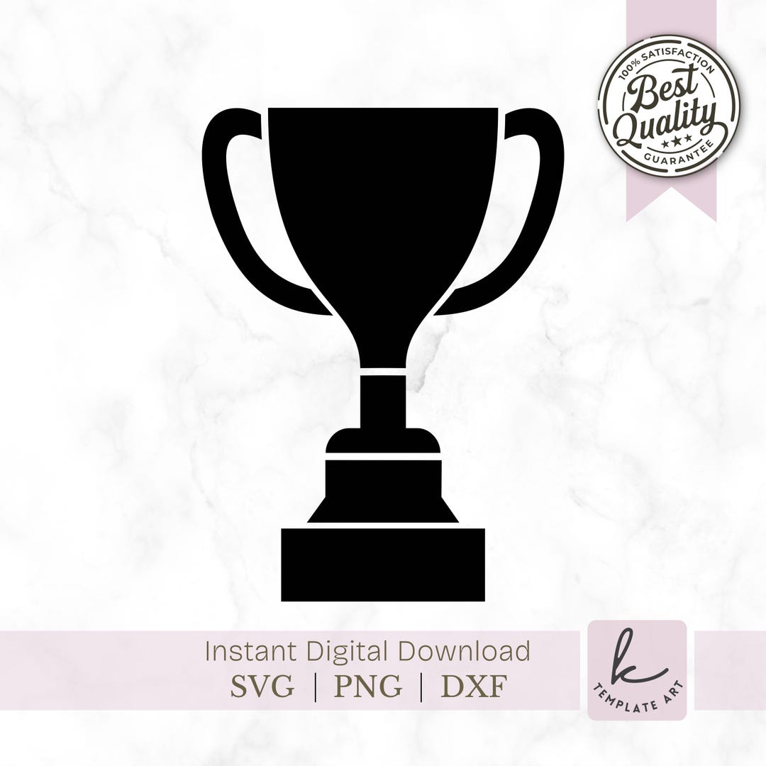 Trophy SVG, Champion Medal, Prize Graphics (digital Download) - Etsy
