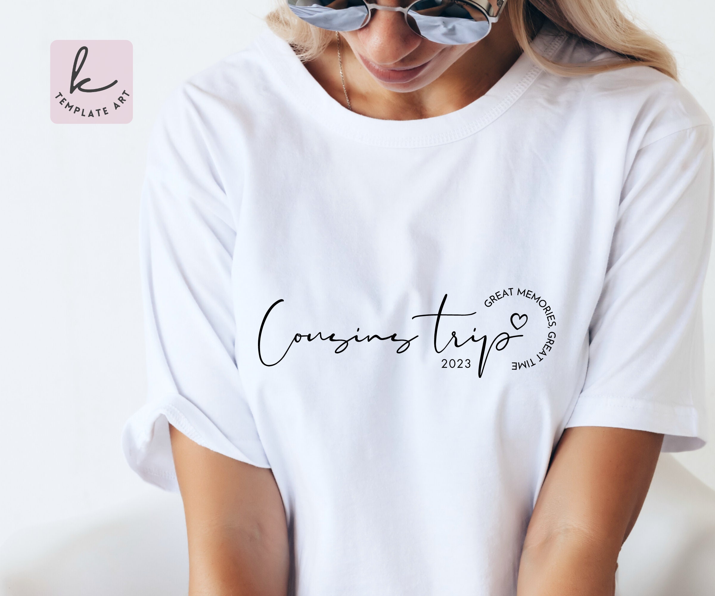 Aesthetic Cousins Trip 2023 Great Memories Great Time Shirt - Etsy