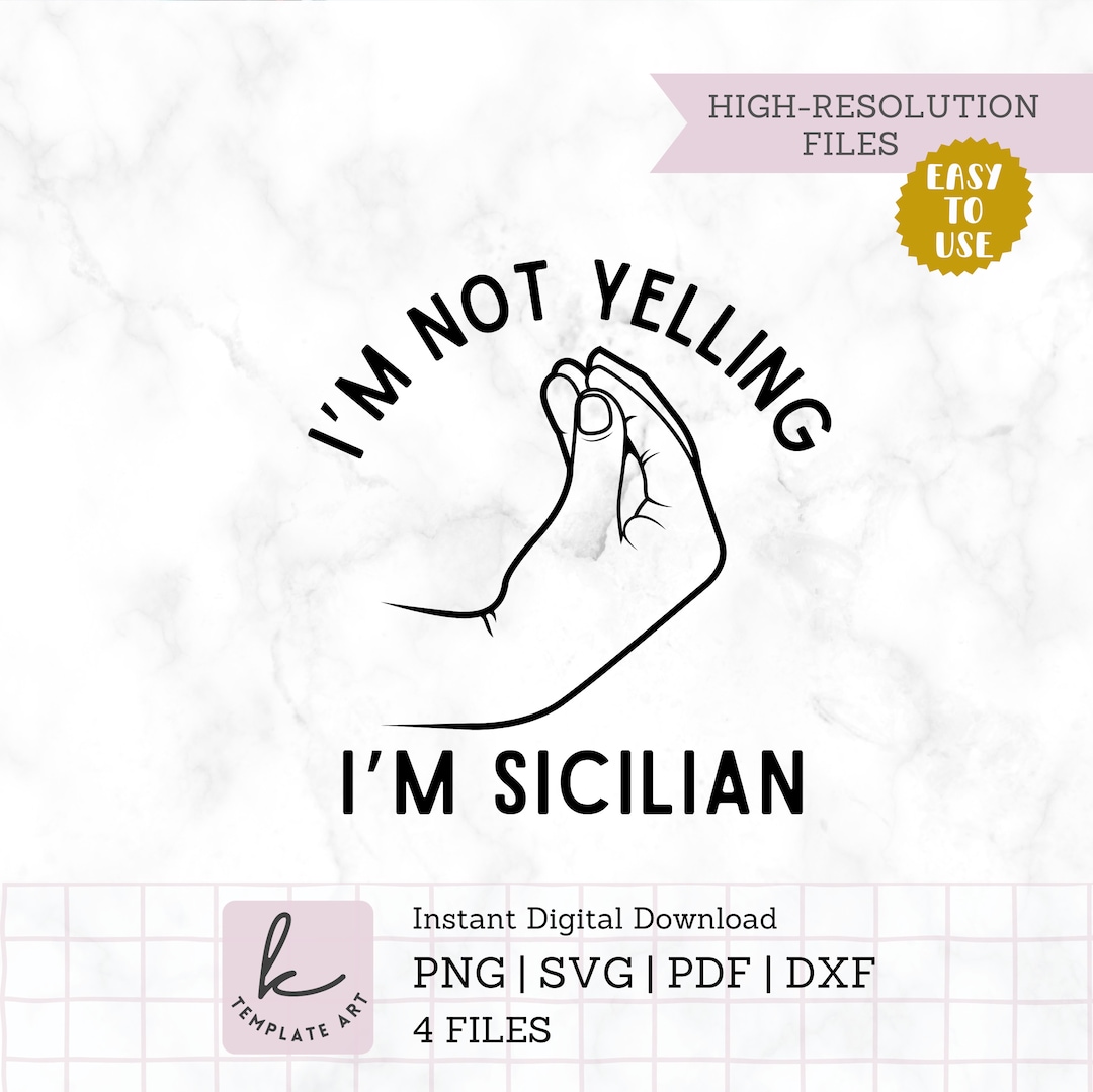 Italiano Finger Gesture Png, Sicilian Keep Calm Italia, Funny Italian ...