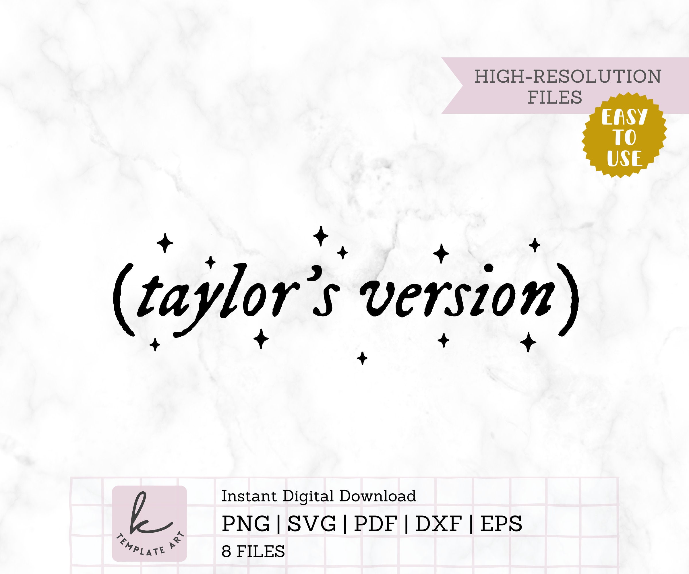 Versión Camisa Svg y Png, Taylor's Svg, Taylor's Dxf, Taylor Evermore ...