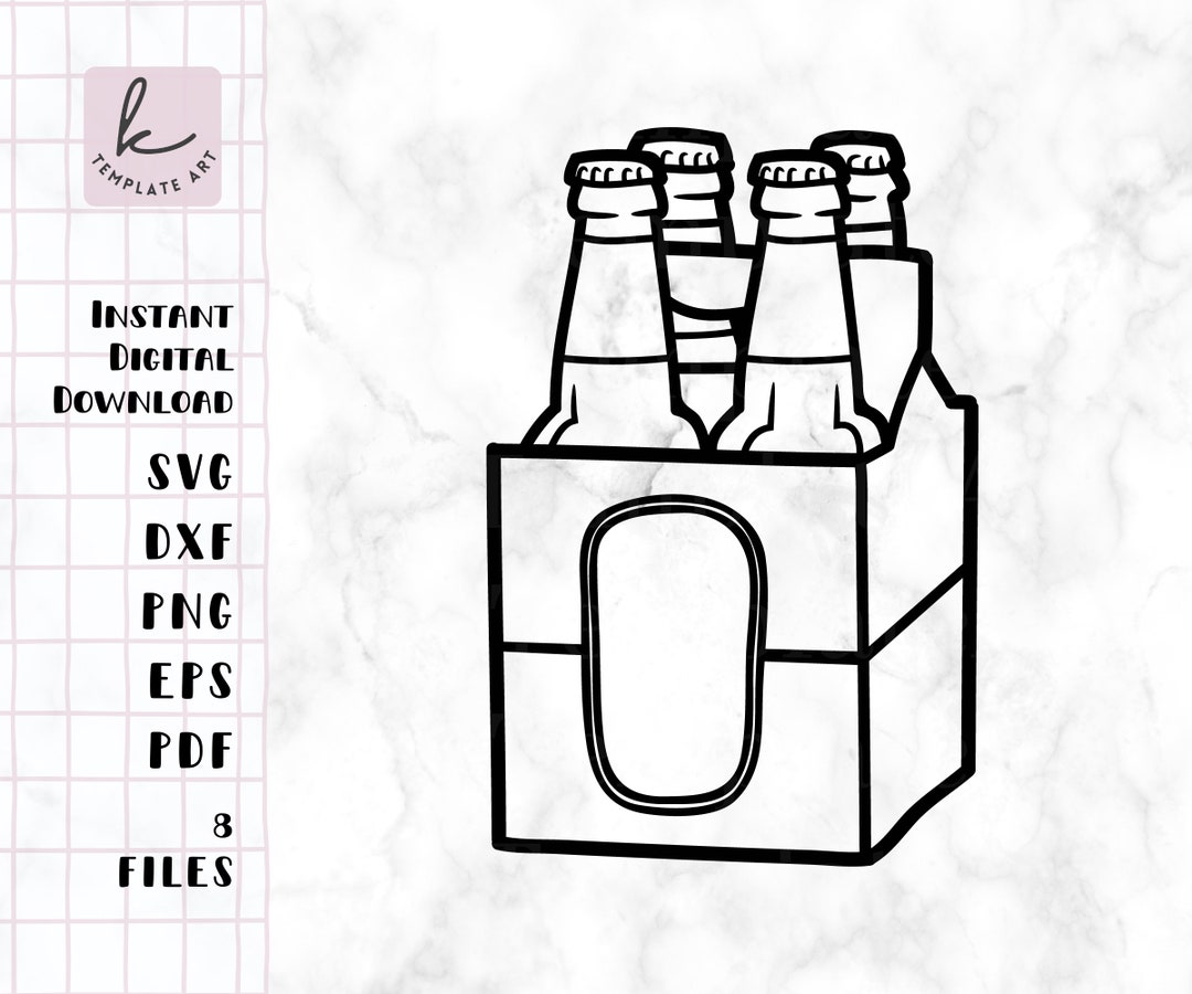 Outline Beer Bottles Svg File for Logo, Bottles Svg, Oktoberfest Svg ...