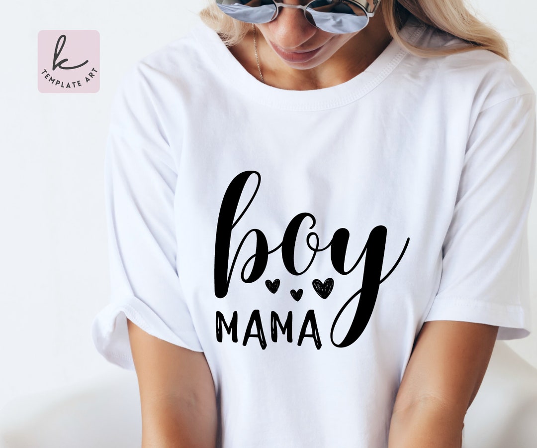 Handwritten Boy Mama Hearts Shirt Svg File, Cut File for Cricut ...