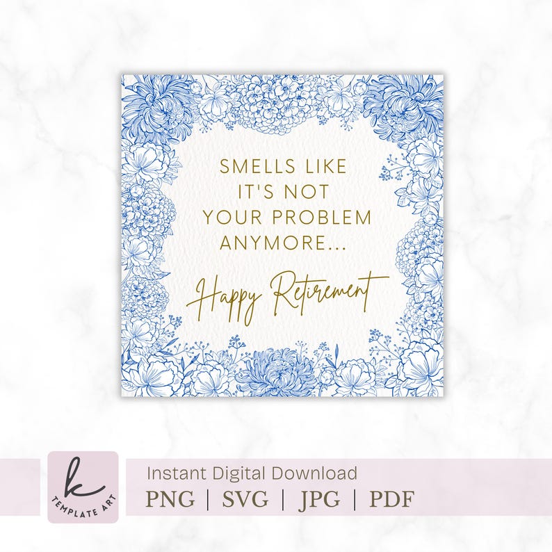 Rótulo engraçado para vela de aposentadoria: "Não é mais problema seu ...