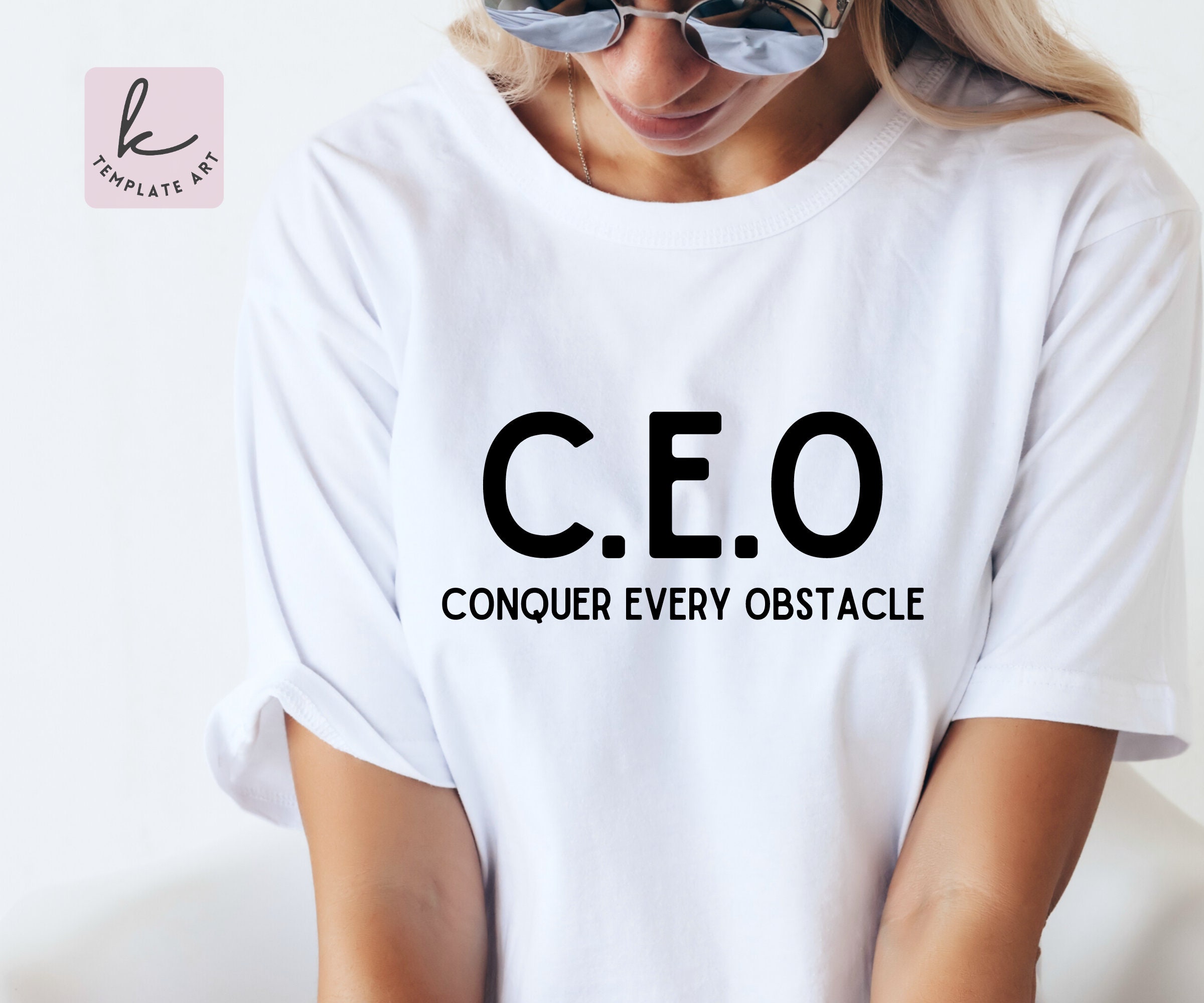 CEO Conquer Every Obstacle Svg Shirt Hustle Dxf Business - Etsy