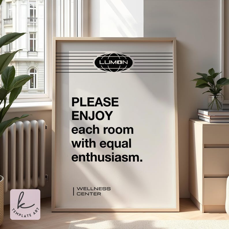 Severance TV Show Poster: Lumon Wellness Center Replica (digital ...