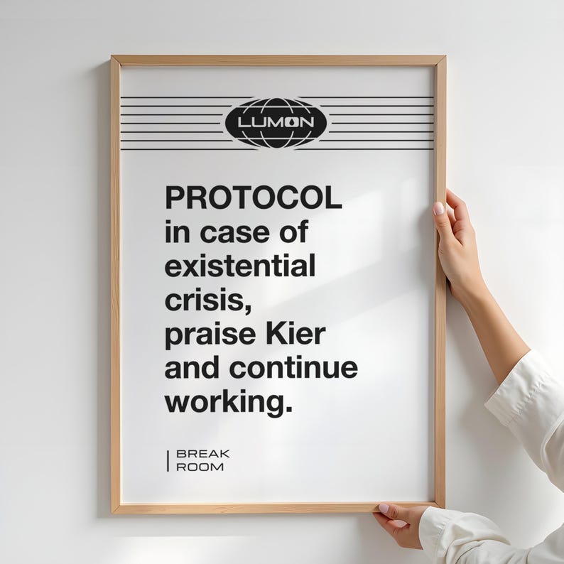 Severance TV Show Poster, Lumon Office Art (digital Download) - Etsy