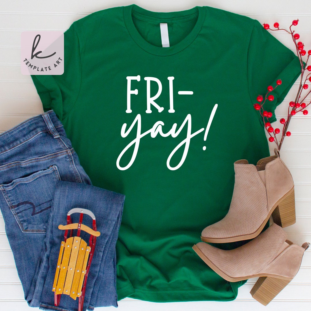 Handwritten Fri Yay Shirt Svg File, Got Than Friday Feeling Svg ...