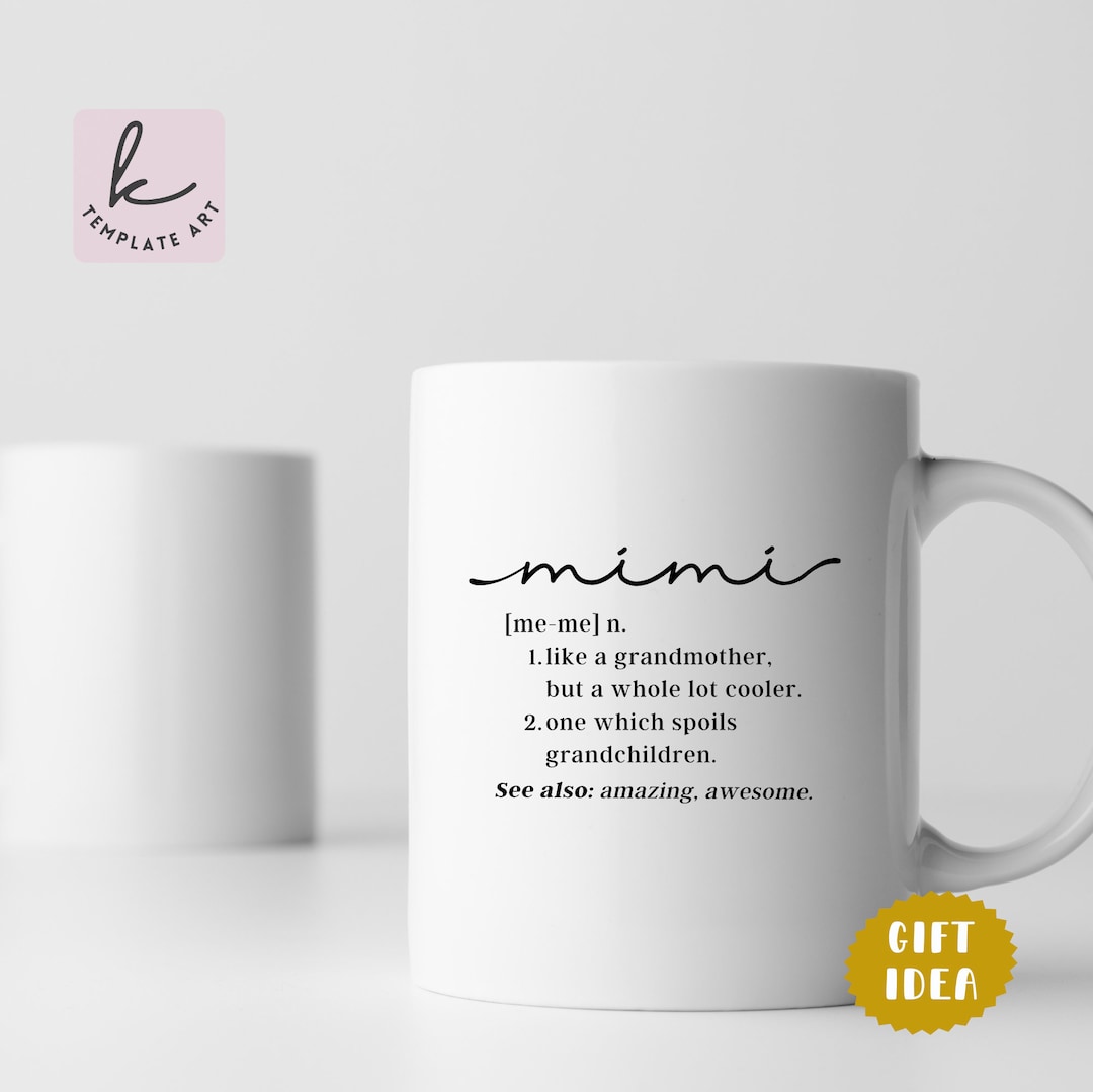 Handwritten Mimi Definition Shirt Svg, Cute Mimi Png, Grandma Gift File ...