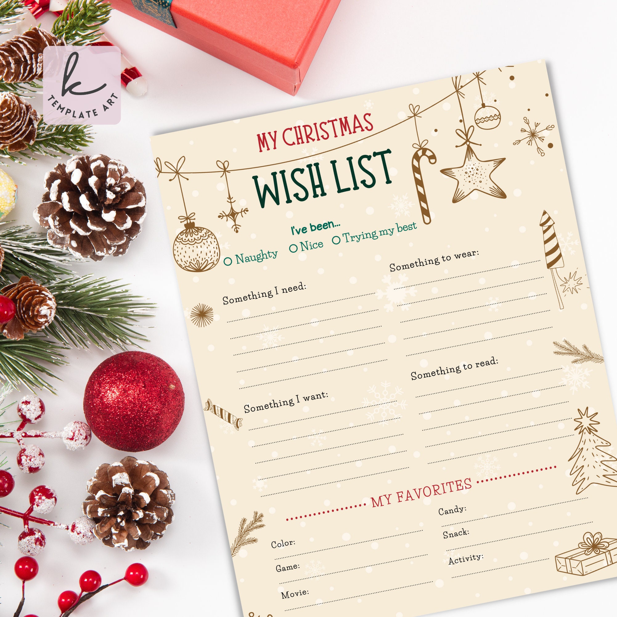 Beautiful Christmas Wish List for Teen Png, Holidays Wish List Jpg ...