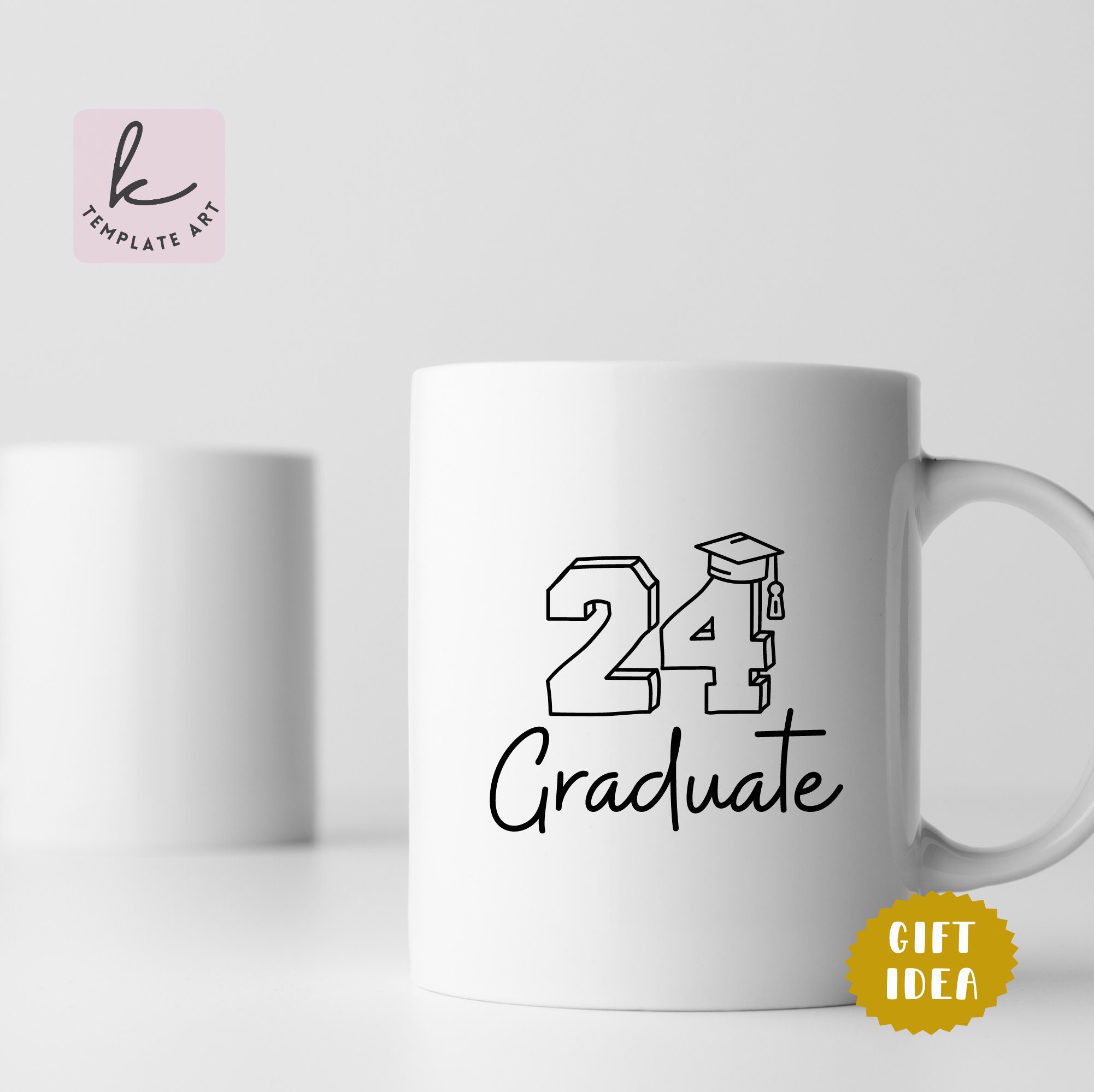 24 Handwritten Graduate SVG File for Craft Art Graduation - Etsy