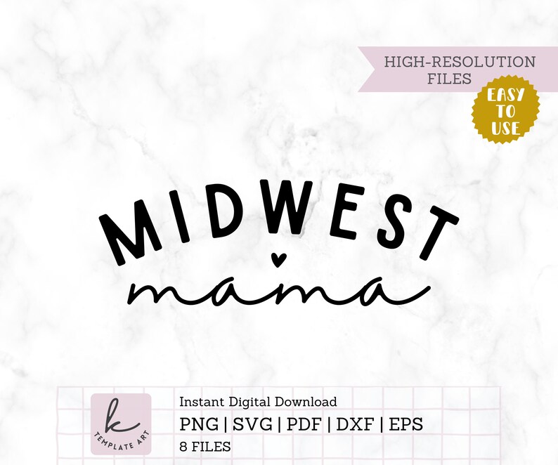 Vintage Retro Midwest Mama Svg Mama Svg Mom Shirt Svg - Etsy