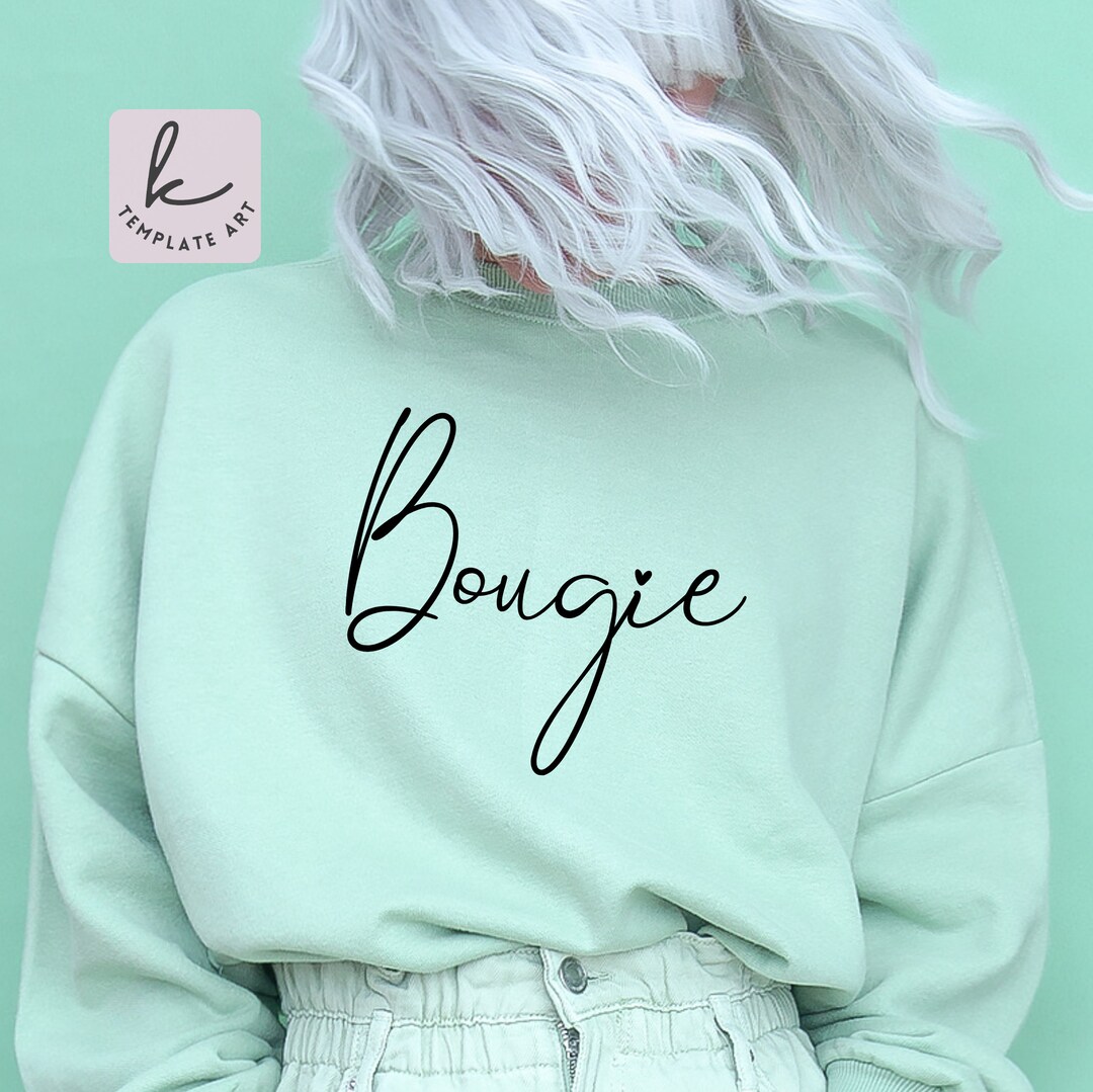Hand Lettered Bougie Svg Cricut File Sublimation Png Cut - Etsy