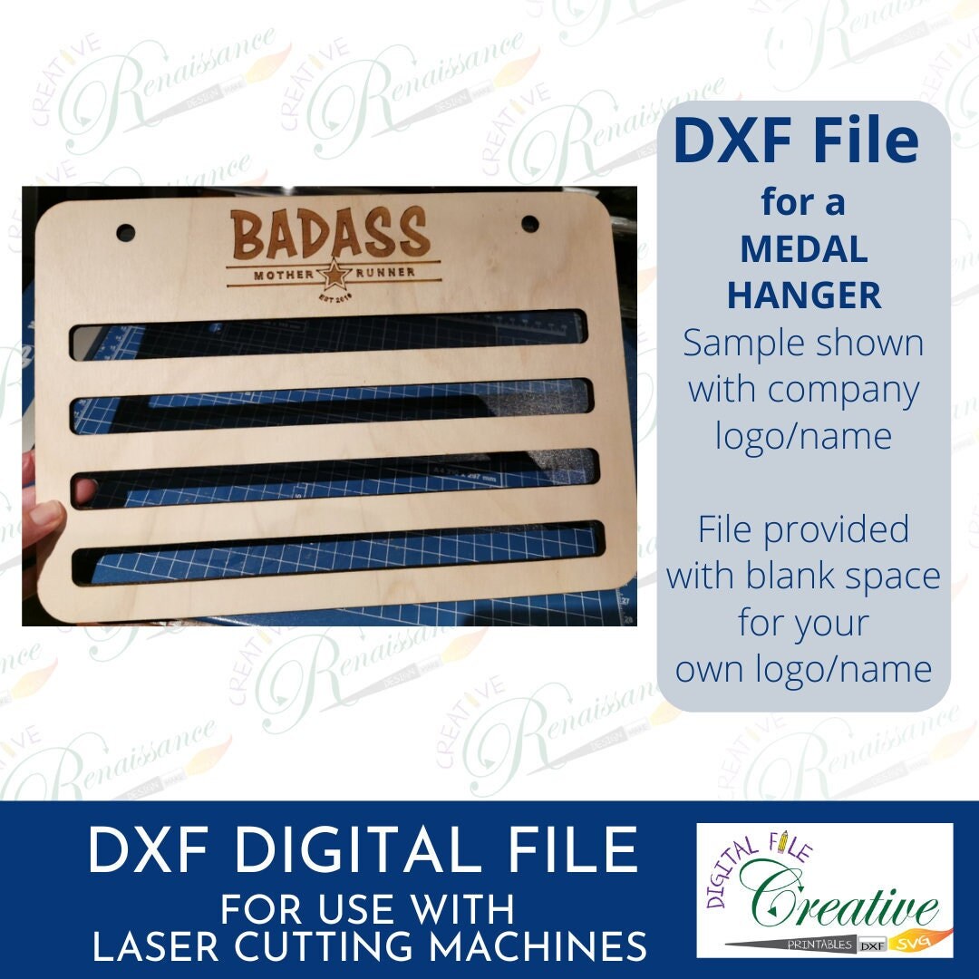 Medal Hanger DXF / Sports Medal Display SVG / Awards Display Digital ...