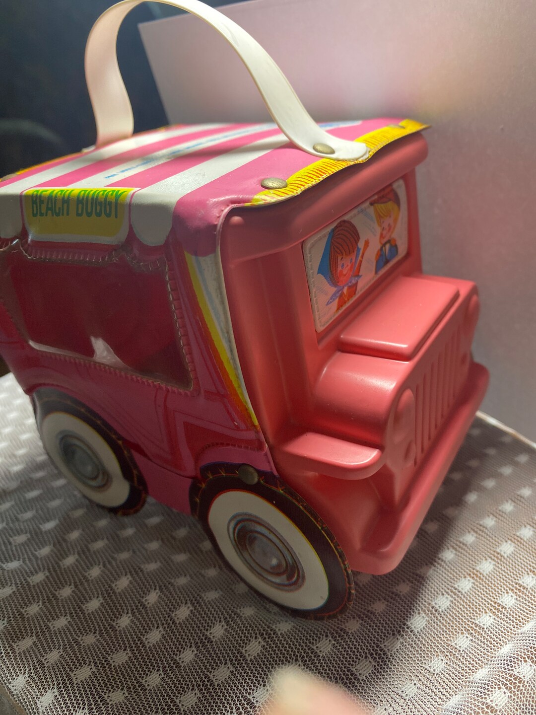 Vintage 1966 Mattel Liddle Kiddles beach Buggy Pink Toy Car Rare - Etsy