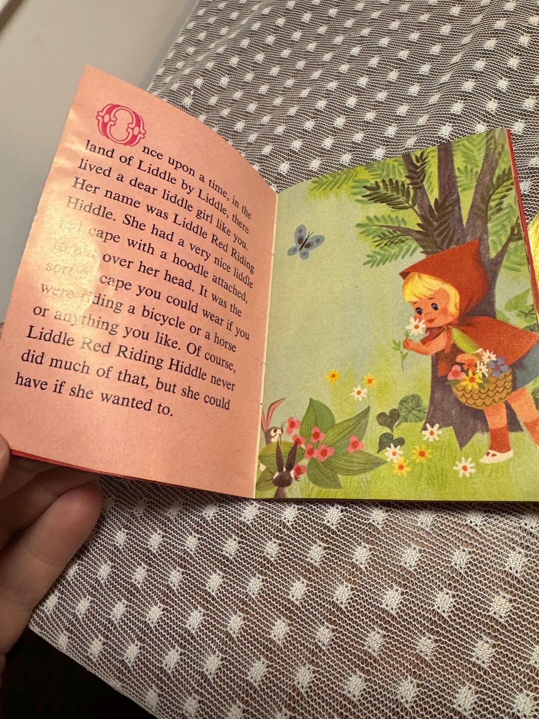 Liddle Kiddle Storybook Little Red, Riding Hood and Book - Etsy