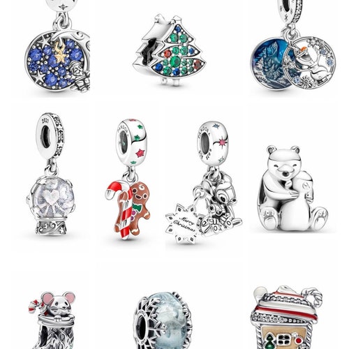New Pandora Christmas Charms Collection S925 ALE - Etsy UK
