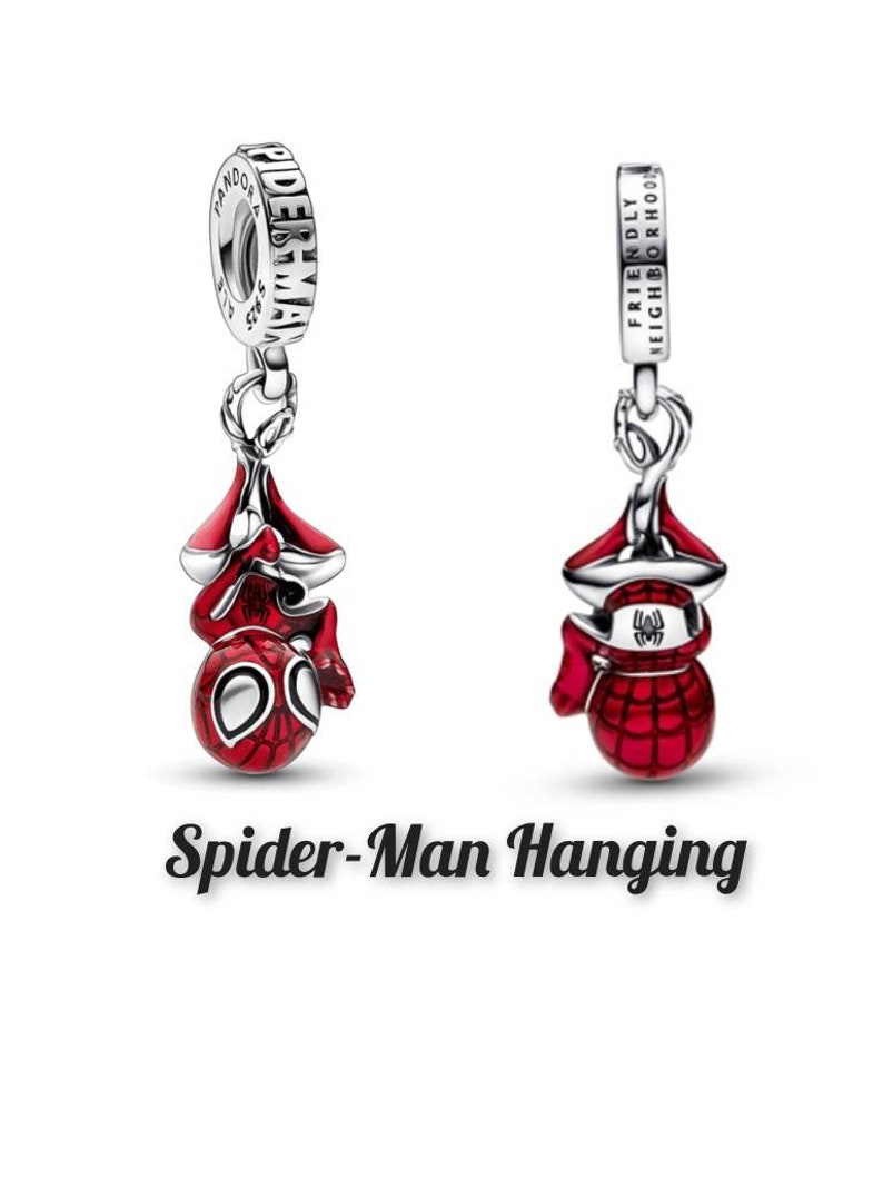 New Pandora Marvel Spiderman Charms Collection S925 ALE - Etsy UK