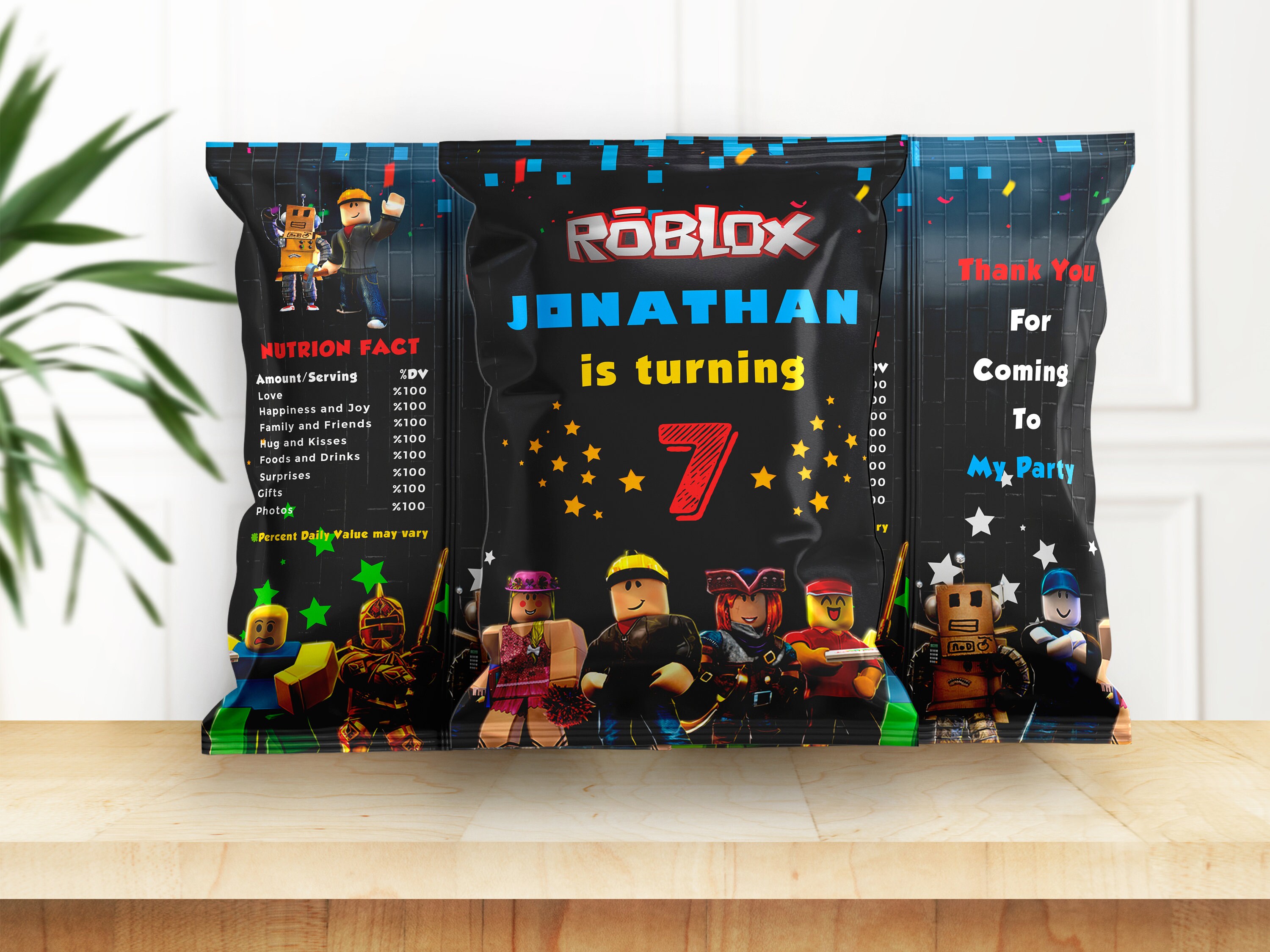 Roblox Inspired Chip Bag Digital Sophisticated Socials, 43% OFF
