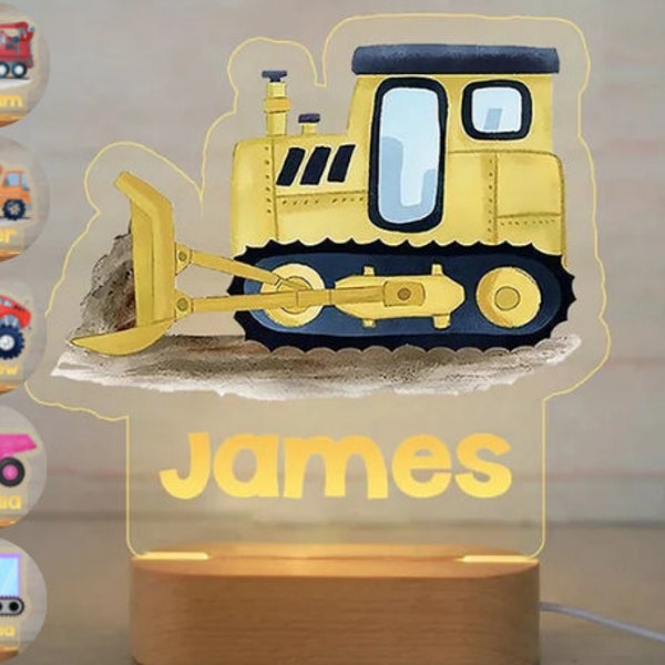 Excavator Desk Lamp - Etsy