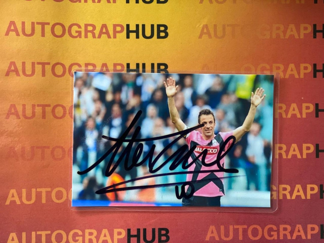 Autograph Alessandro Del Piero Photo Juventus - Etsy