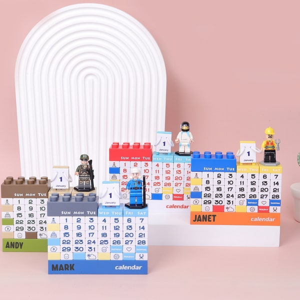 Block Calendar - Etsy