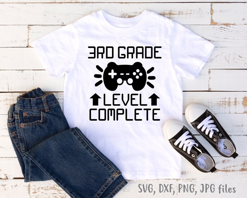 3rd Grade Level Complete Svg Last Day of 3rd Grade Svg Gamer - Etsy