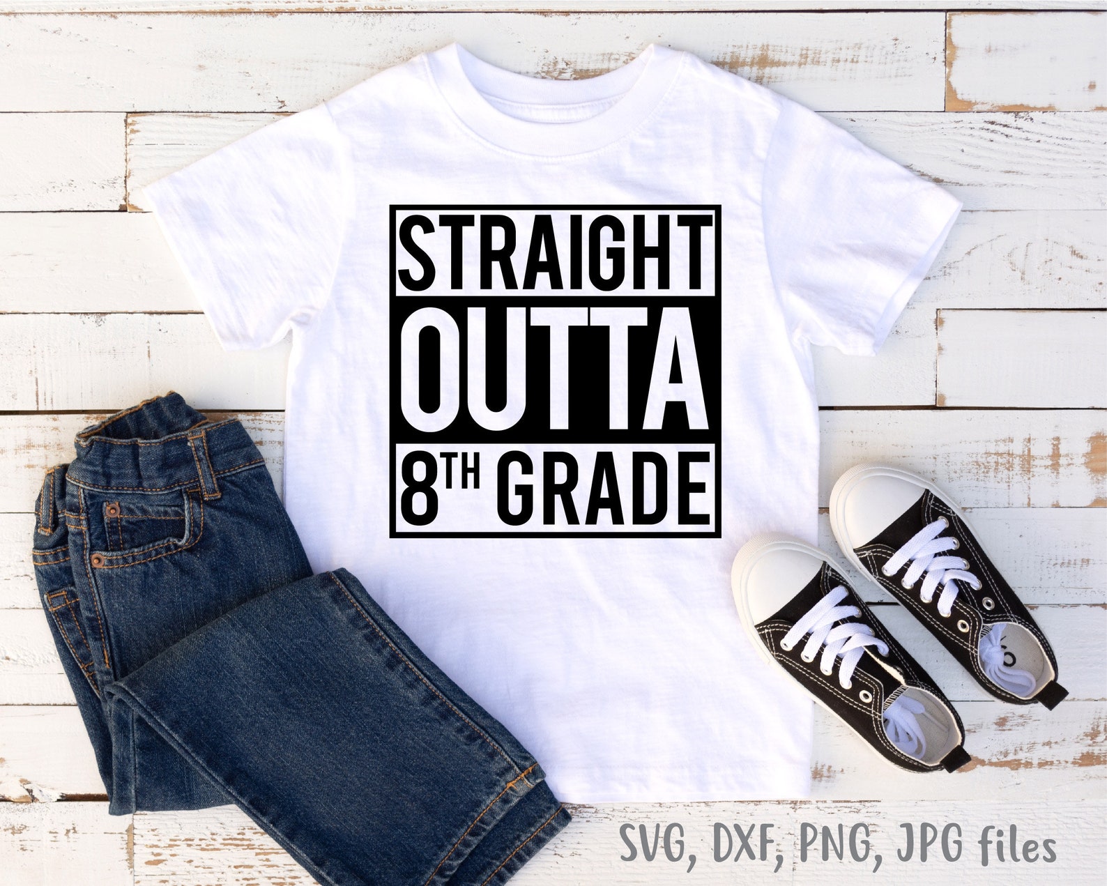 Straight Outta 8th Grade Svg Goodbye 8th Grade Svg Boys 8th - Etsy