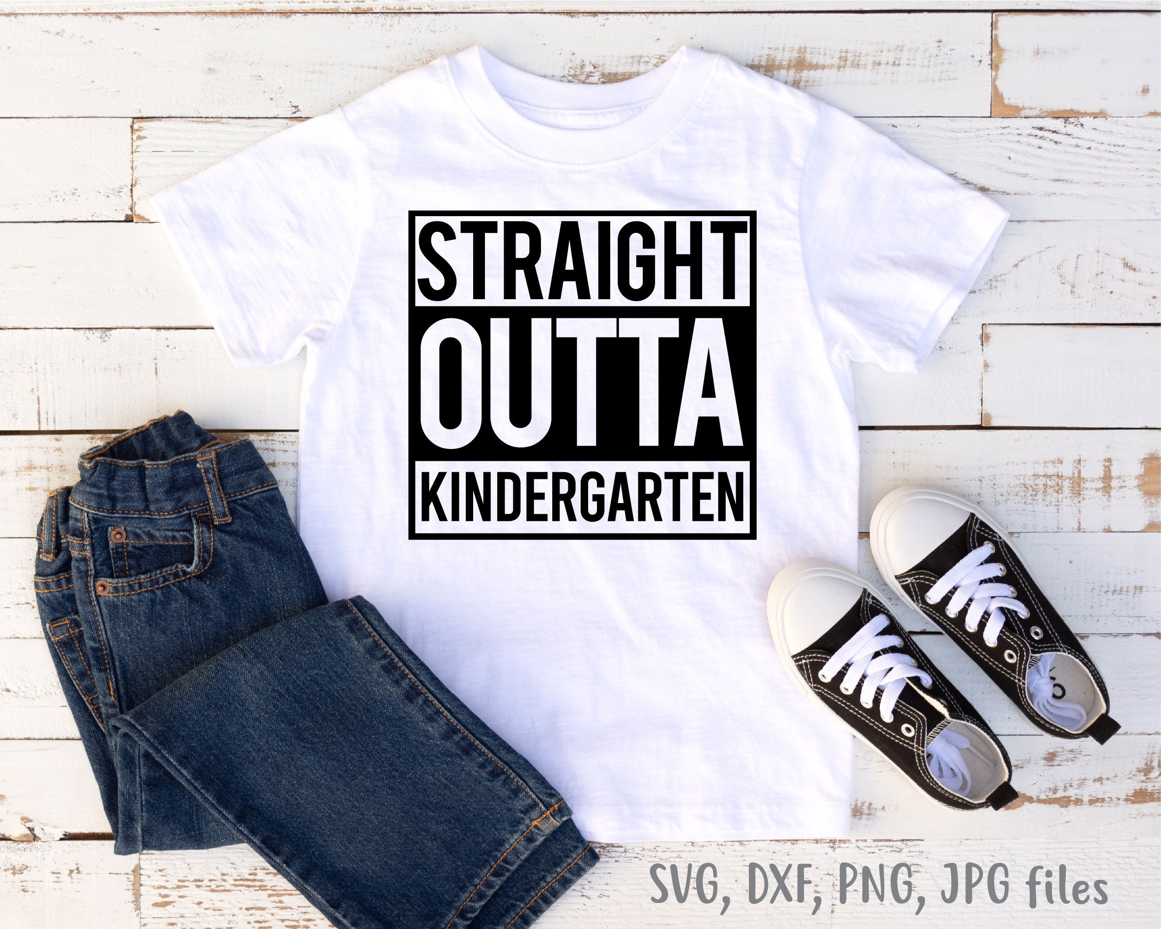 Straight Outta Kindergarten Svg Goodbye Kindergarten Svg Etsy