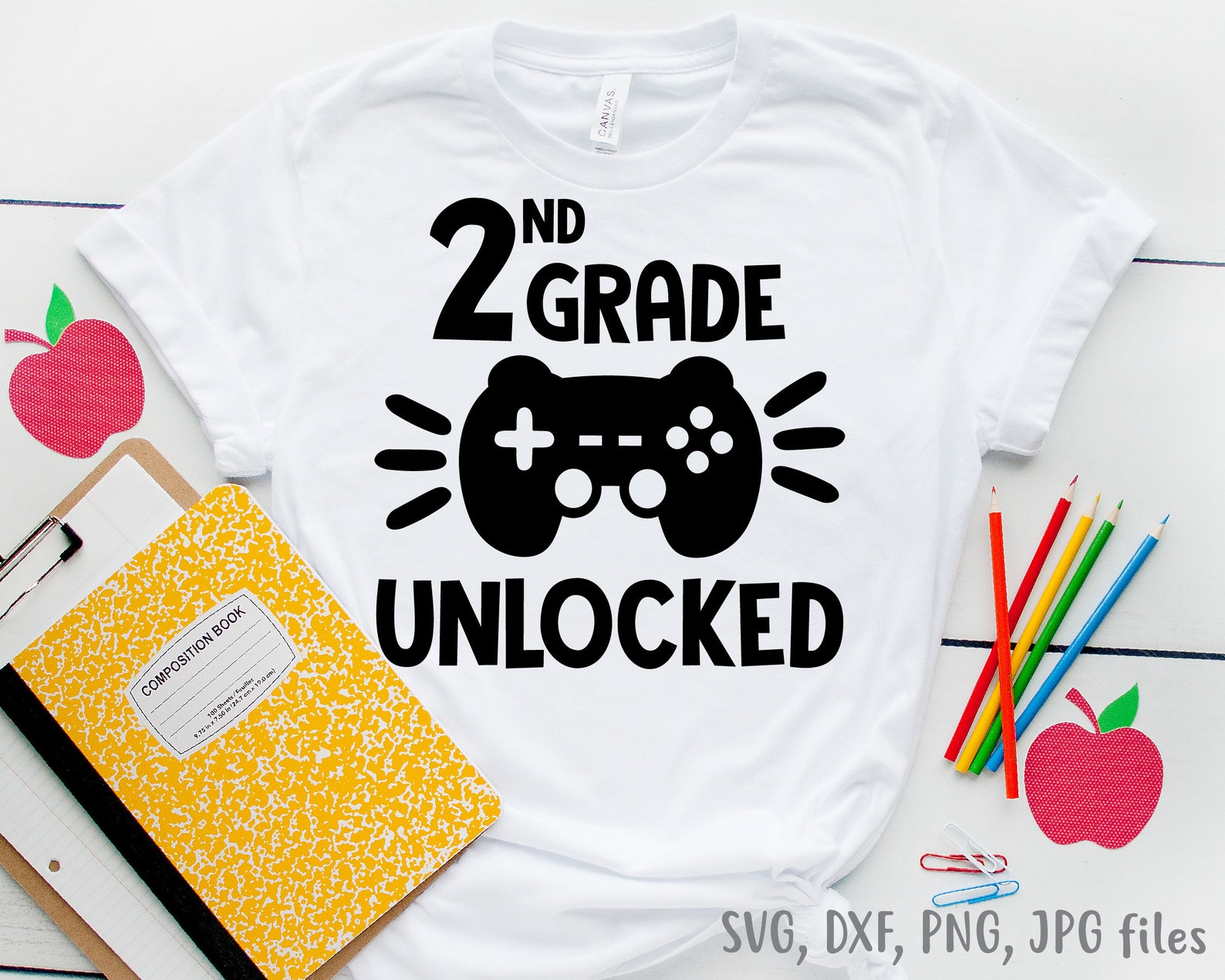 2nd Grade Unlocked Svg 2nd Grade First Day of School Svg 2nd - Etsy