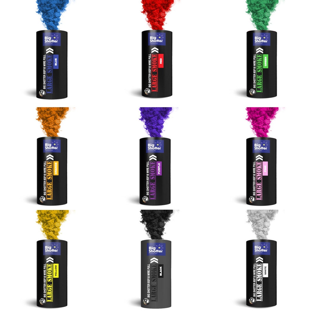 LARGE Wire Pull Smoke Bomb/cannon 100 Seconds for Weddings, Photoshoots ...