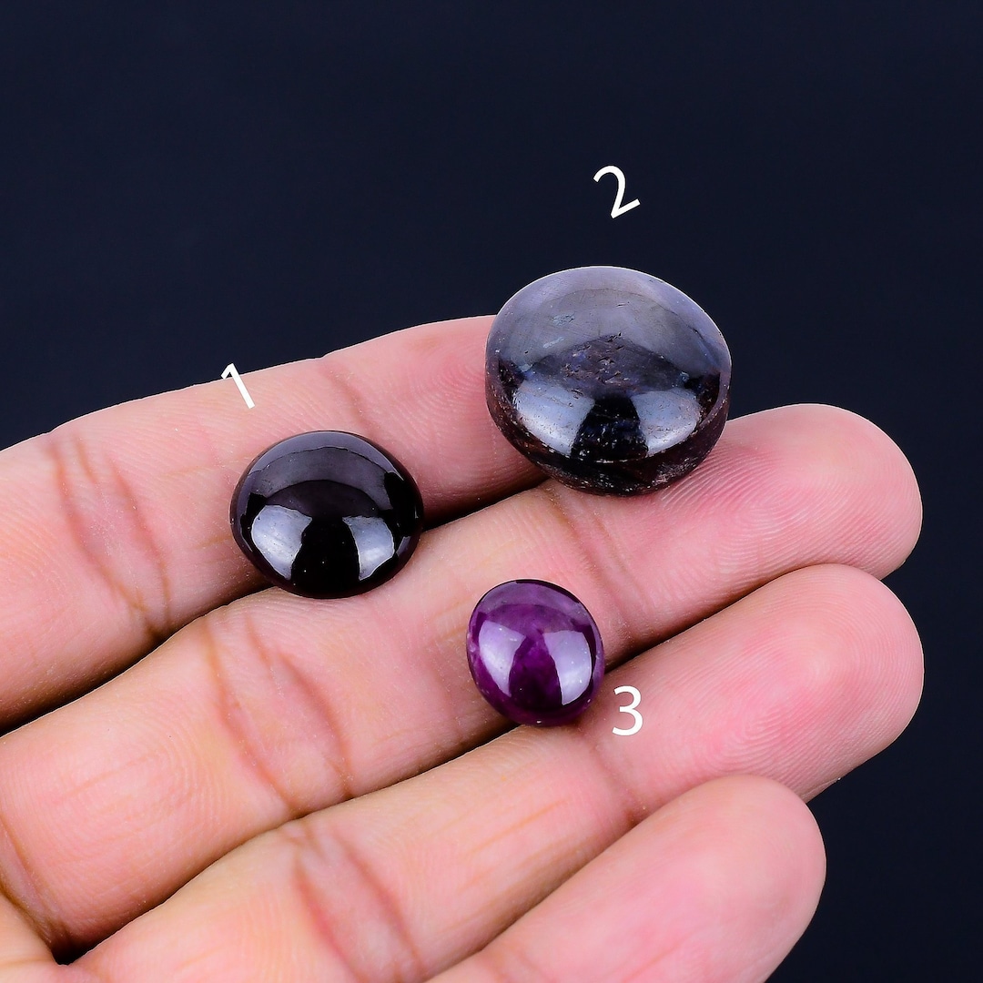 Natural Ruby Star Cabochon Oval Shape Red Unheated Loose Gemstone 55.33 ...