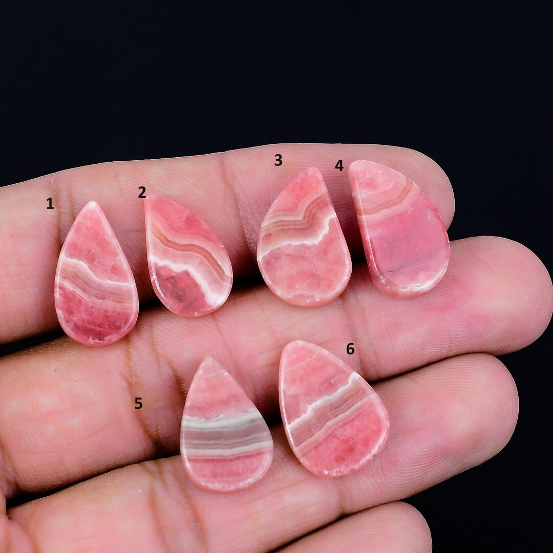 Genuine 13.05 Cts Rhodochrosite Gemstone/ Red Rhodochrosite Flat/ Fancy ...