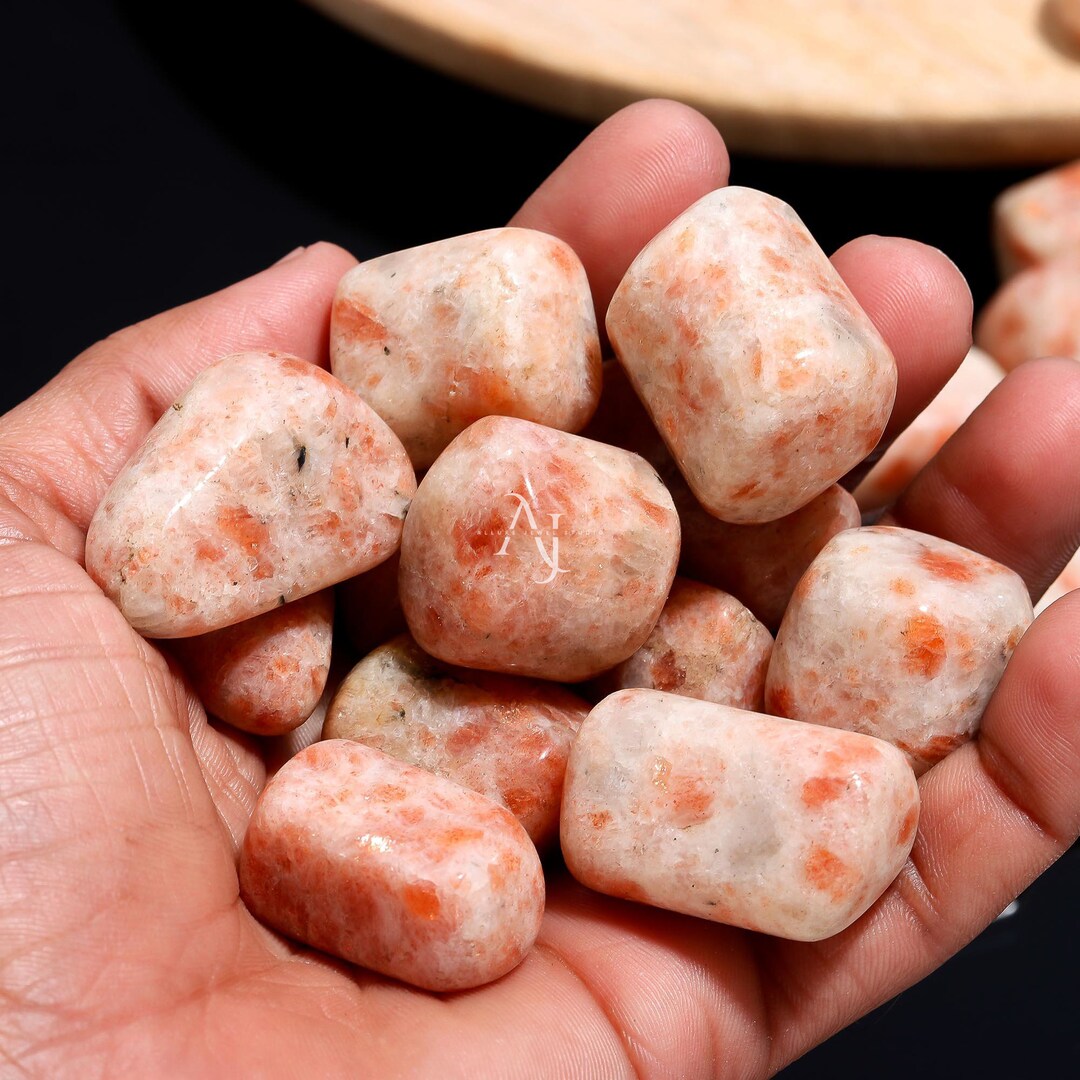 Sunstone Tumbled Stones, Sunstone Crystals, Loose Gemstone, Sunstone ...