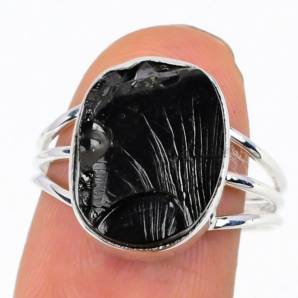 Rough Gemstone Ring - Etsy UK