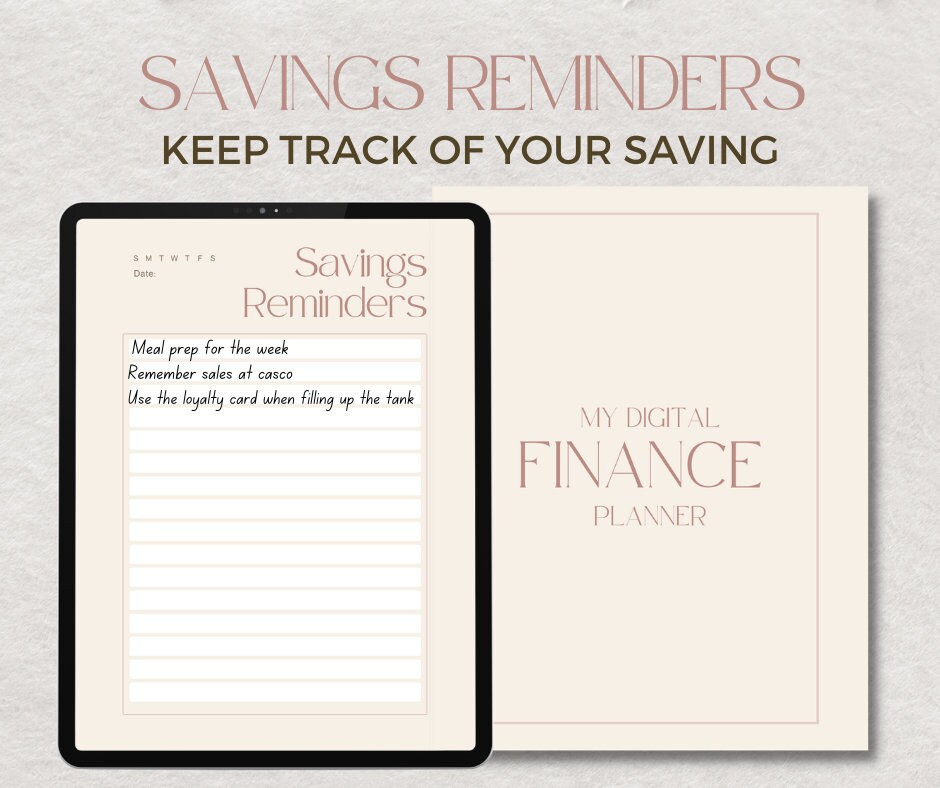 DIGITAL BUDGET PLANNER, Goodnotes Planner, iPad Budget Planner, Finance ...