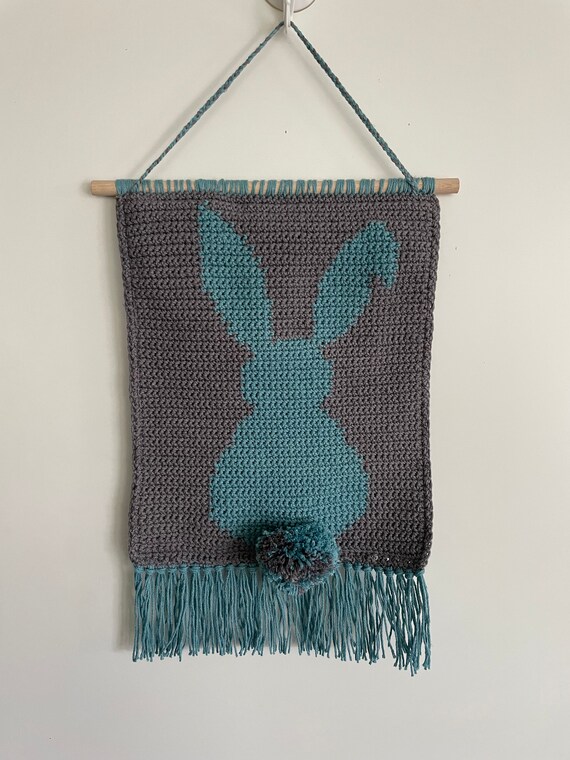 Easter Bunny Wall Hanging | Etsy