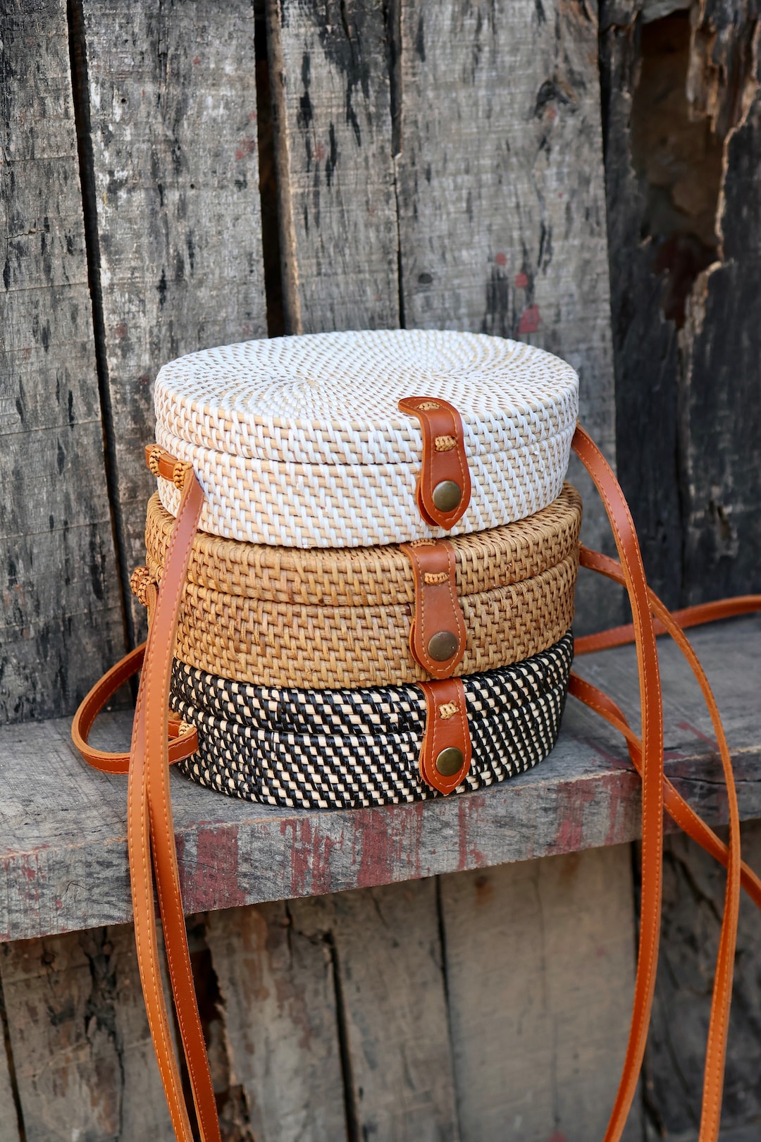 Oval Rattan Bags, Bali Bag, Braided Straw Bag, Woven Crossbody Purse ...