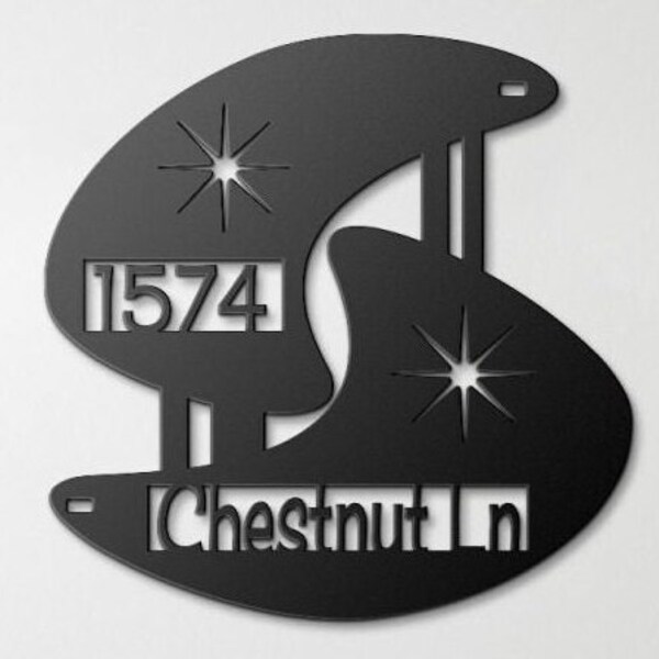 Mcm House Numbers - Etsy