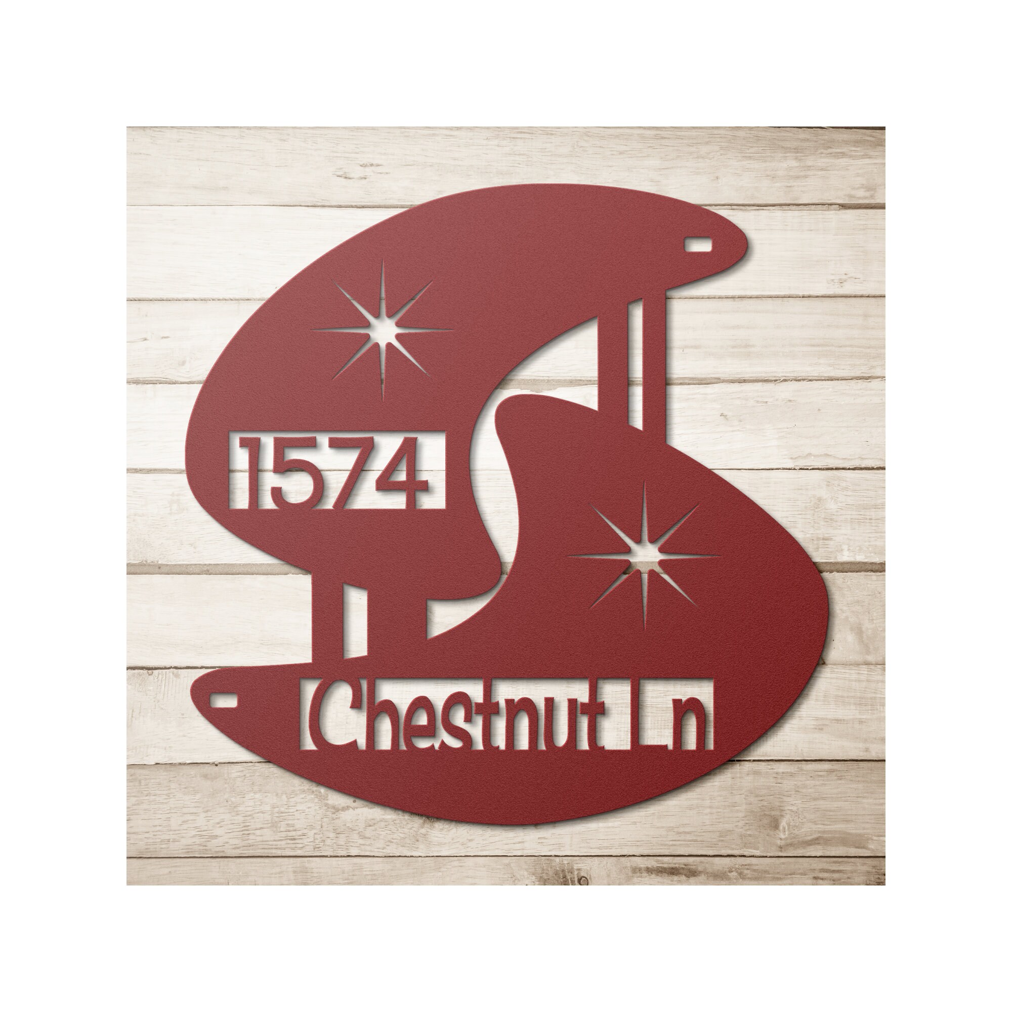 Modern HOUSE NUMBER MCM Atomic Age Street Address Metal - Etsy