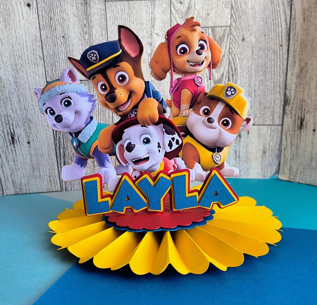 Personalized Character Center Pieces - Choose Your Character - Party ...