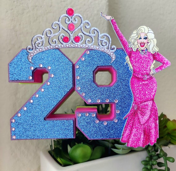 3D Number Personalized Cake Topper - Etsy