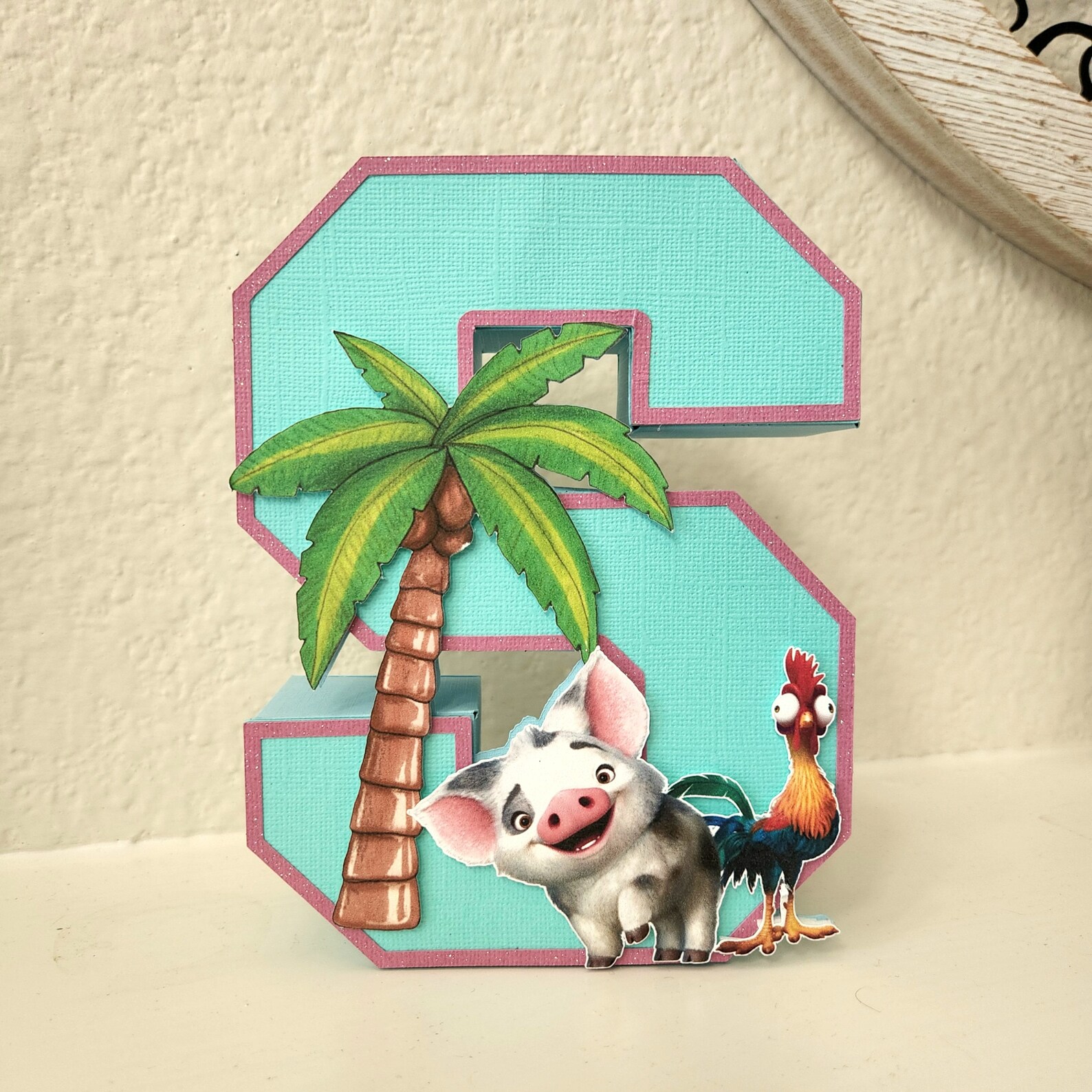 Personalized 3D Moana Inspired Letters Moana Party - Etsy