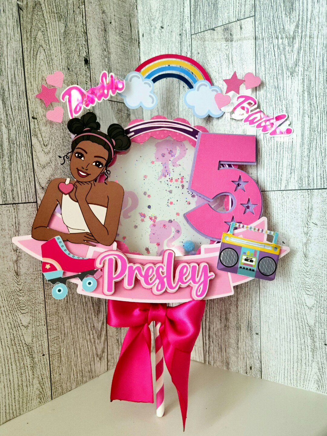Doll Personalized Cake Topper - Etsy