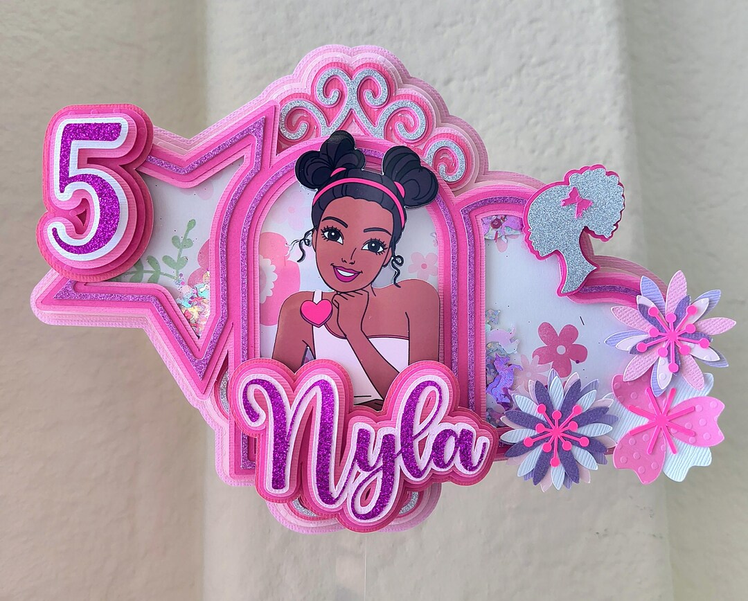 Doll Personalized Cake Topper - Etsy