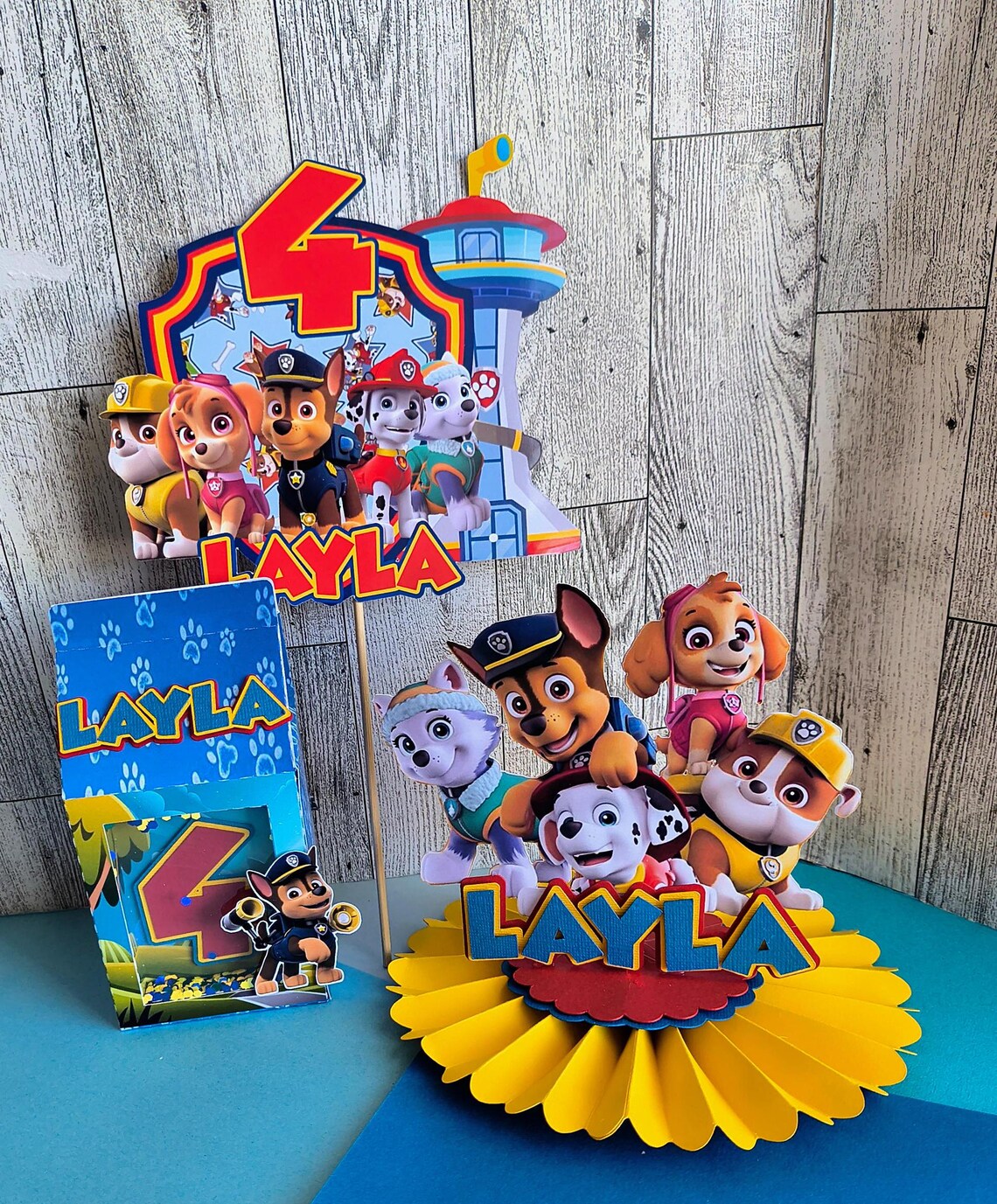 Personalized Character Center Pieces - Choose Your Character - Party ...